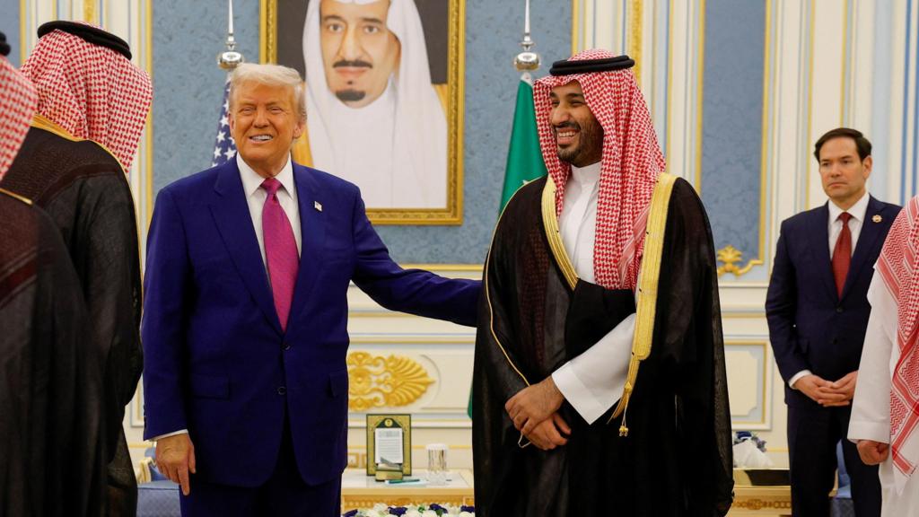 Saudi Crown Prince Welcomes President Trump As He Begins Middle East ...