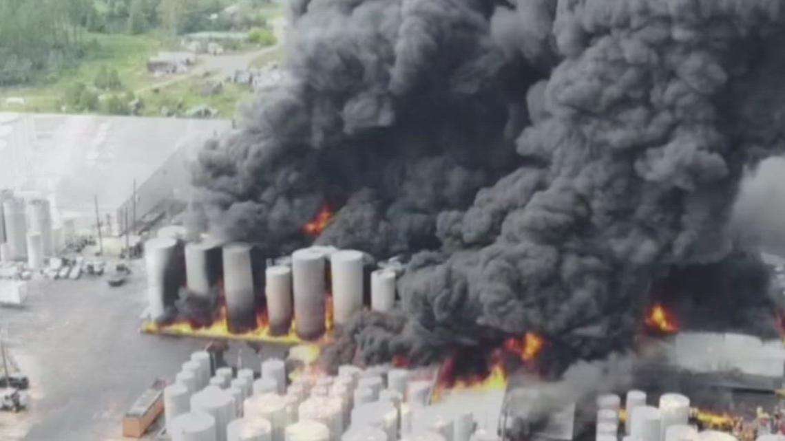Massive Explosion Rocks Oil Supply Plant in Roseland, Tangipahoa Parish ...
